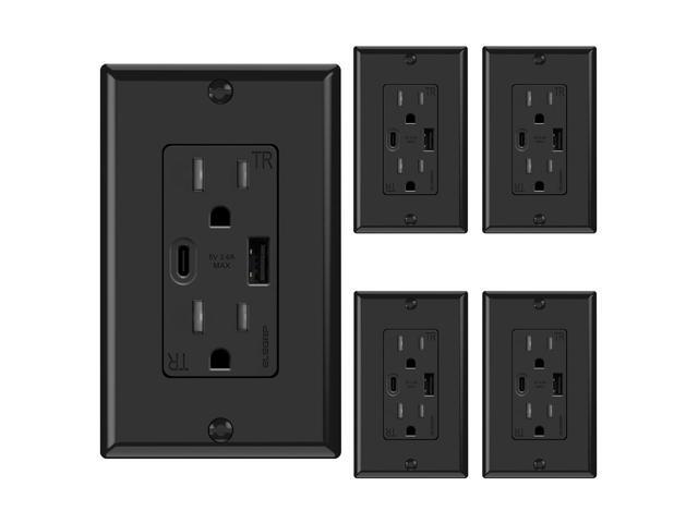 Click here for ELEGRP USB Wall Outlets  15 Amp USB C Wall Outlets... prices