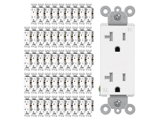 Click here for CML 20 Amp Decorator Receptacle Outlet with Tamper... prices