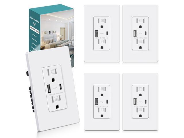 Click here for BESTTEN 24W USB Wall Outlet  15 Amp Power Outlet w... prices