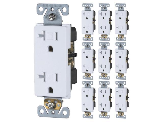 Click here for Faith [10-Pack] 20 Amp Tamper-Resistant Outlet 20A... prices
