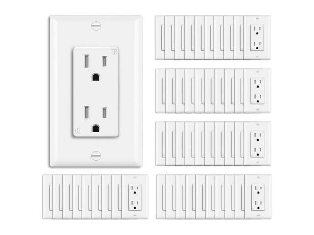 Click here for BESTTEN 50 Pack 15 Amp Decorator Receptacle Outlet... prices