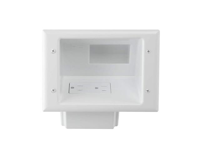 Click here for DATA COMM 45-0071-WH Recessed Low Voltage Cable Pl... prices