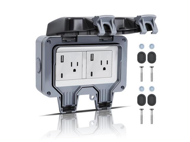 Click here for Outdoor Power Outlet IP66 Waterproof Power Socket... prices
