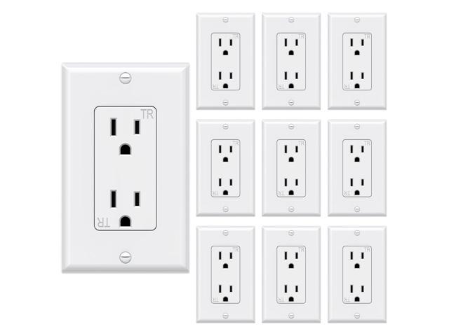 Click here for WEBANG Decorator Electrical Wall Outlet White  Tam... prices