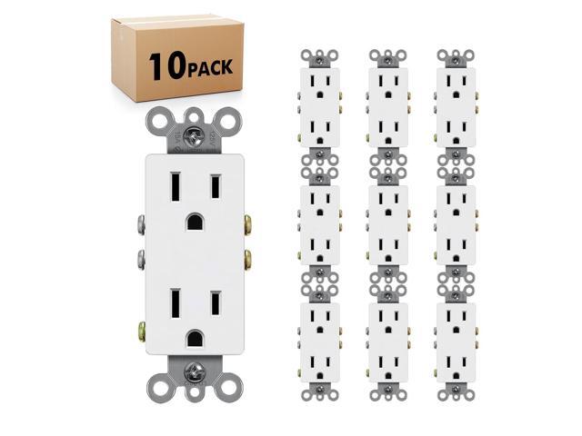 Click here for Micmi 15 amp Decorator Receptacle Outlet  Standard... prices