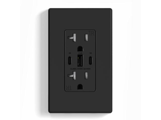 Click here for ELEGRP USB Outlets  30W 6.0 Amp USB C Outlets Rece... prices