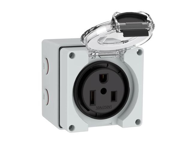 Click here for 50Amp Power Outlet Box 250Volt NEMA 6-50R Receptac... prices