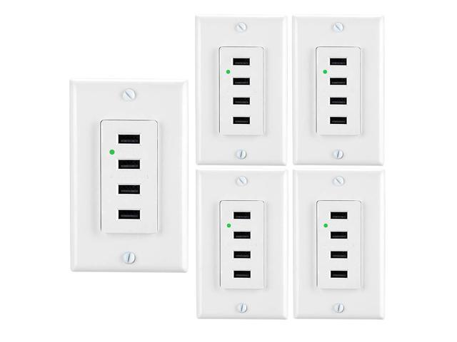 Click here for LEOD High Speed 4 USB Port Charging Wall Outlets a... prices