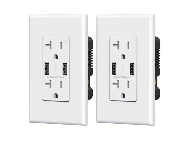 Click here for ELEGRP USB Wall Outlet Receptacle With Dual 4.0 A... prices
