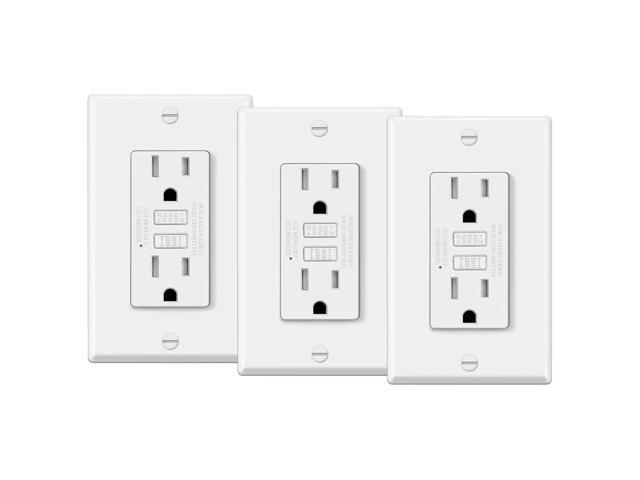 Click here for ELECTECK 3 Pack GFCI Outlets 15 Amp  Tamper Resist... prices