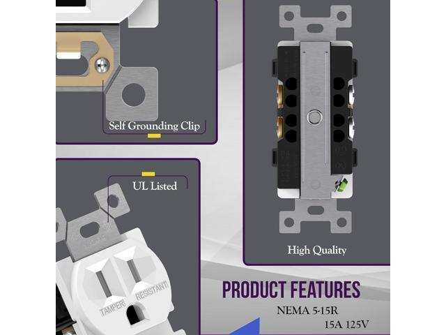 Click here for ENERLITES Duplex Receptacle Outlets  Tamper-Resist... prices