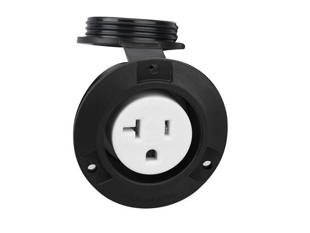 Click here for Veepeak 20 Amp Flanged Outlet 125 Volt NEMA 5-20R... prices