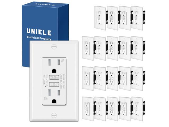 Click here for (20 Pack) UNIELE 15 Amp WR GFCI Receptacle Outlet... prices