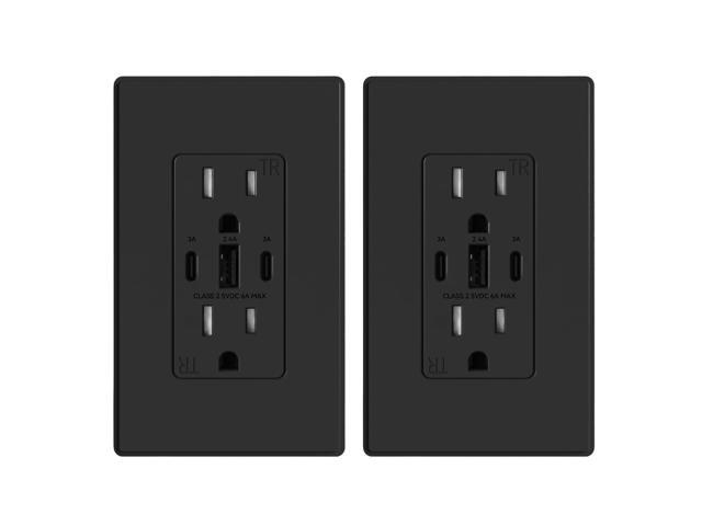 Click here for ELEGRP USB Outlets  30W 6.0 Amp USB C Outlets Rece... prices