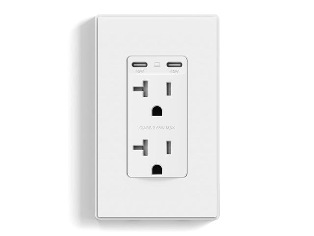Click here for ELEGRP 65W Ultra-Speed USB C Outlet Receptacle for... prices