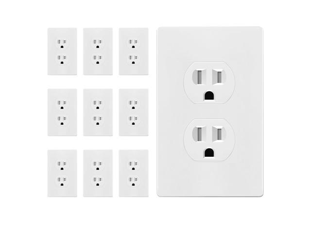 Click here for ENERLITES Duplex Receptacle  Matching Screwless Wa... prices