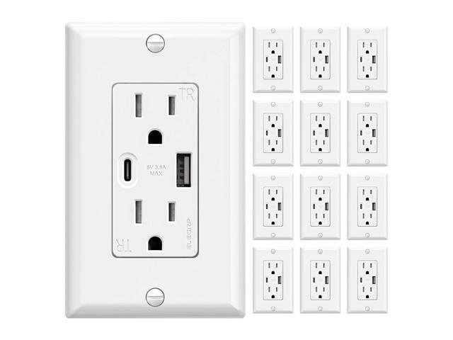 Click here for ELEGRP Wall Outlets 12 Pack  15 Amp C Wall Outlets... prices