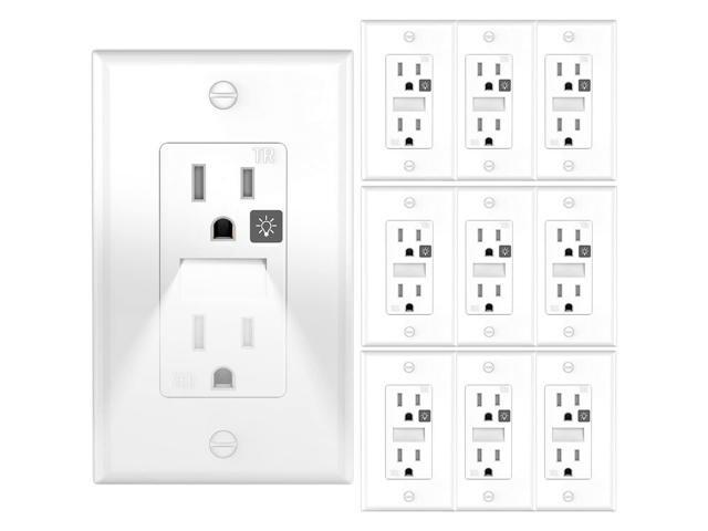 Click here for SOZULAMP White Outlets Receptacles with Night Ligh... prices