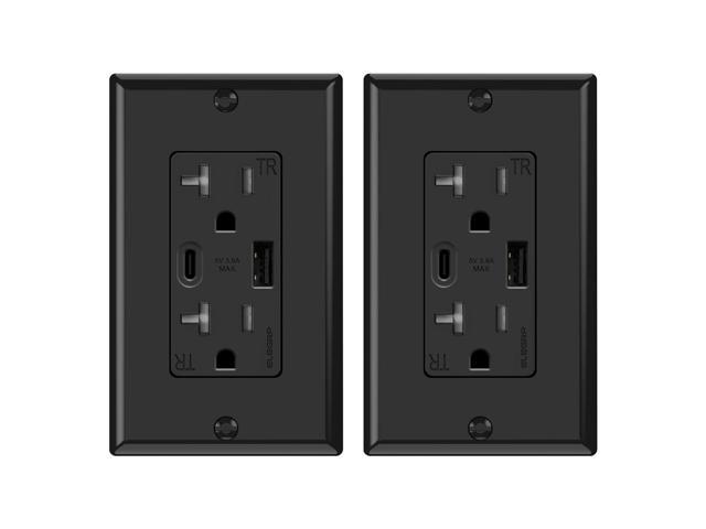 Click here for ELEGRP USB Wall Outlets  20 Amp USB C Wall Outlets... prices