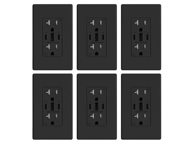 Click here for ELEGRP USB Outlets  30W 6.0 Amp USB C Outlets Rece... prices