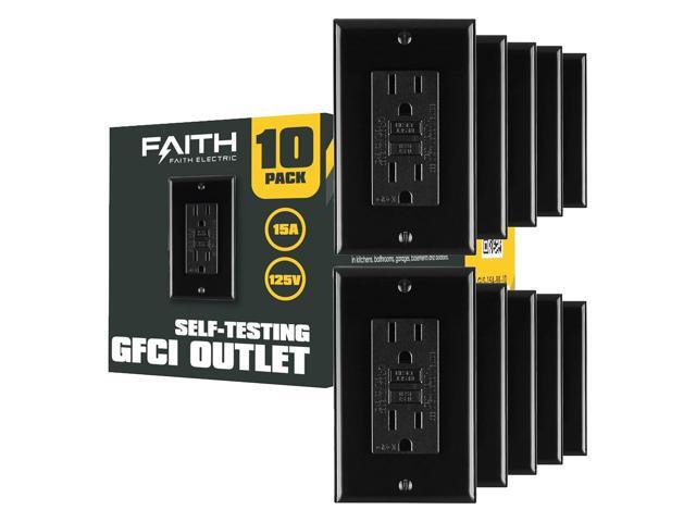 Click here for Faith [10-Pack] 15A GFCI Outlets  ETL Listed  Non-... prices