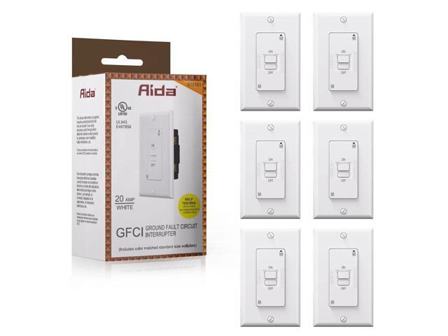 Click here for AIDA 20 Amp 120V Blank Face GFCI Weather Resistant... prices