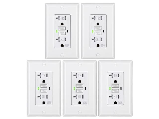 Click here for DEWENWILS 5-Pack GFCI Outlet 20Amp  Outdoor Weathe... prices