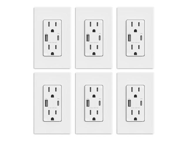 Click here for ELEGRP 30W USB Outlet Type A/C  Fast Charge Wall O... prices