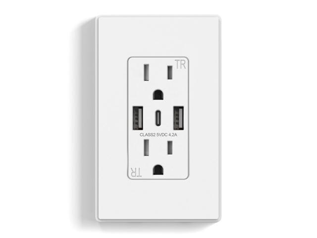 Click here for ELEGRP USB Wall Outlet  3-Ports USB C Wall Outlet... prices