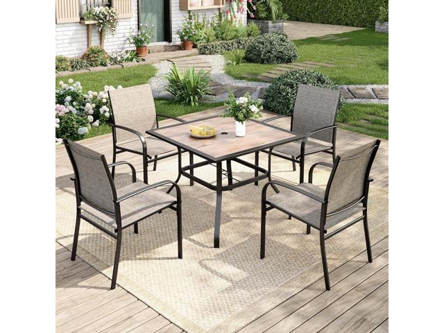 Click here for 5 Pieces Patio Table and Chairs Set  4 Person Outd... prices