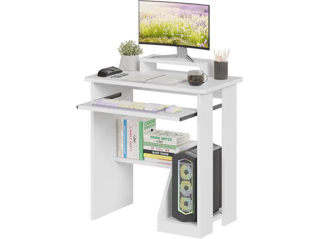 Click here for ALISENED 30 Small Computer Desk with Keyboard Tray... prices