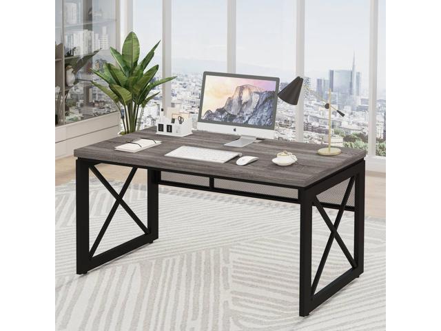 Click here for BON AUGURE Industrial Computer Desk  Rustic Wood D... prices