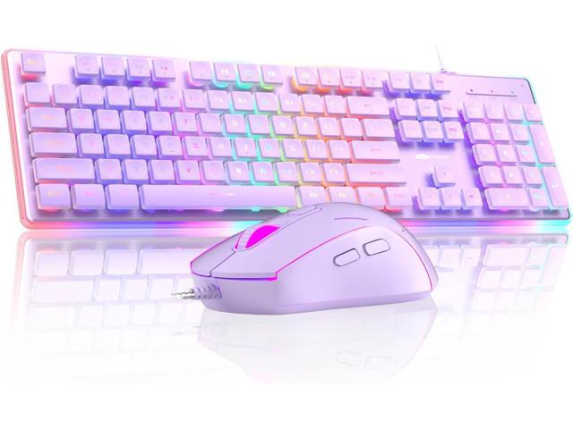 Click here for Camiysn Creamy Gaming Keyboard and Mouse  Purple 1... prices