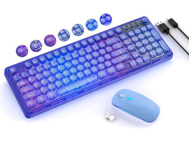 Click here for Blue Light Up Keyboard and Mouse Wireless Cute 2.4... prices