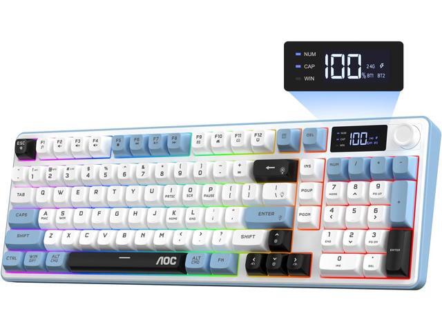 Click here for AOC GK210 Wireless Gaming Keyboard with Display &... prices