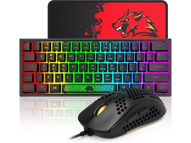 Click here for 60 Gaming Keyboard and Mouse Combo Small Mini RGB... prices