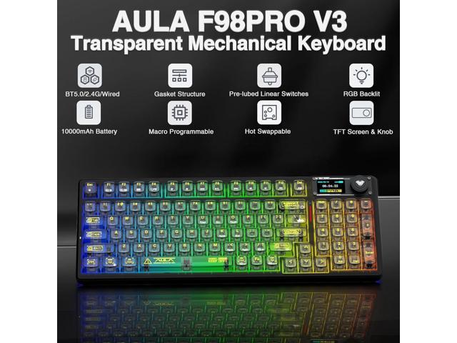 Click here for AULA F98 Pro V3 Wireless Mechanical Keyboard with... prices