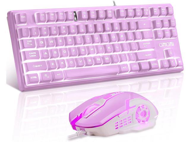 Click here for CHONCHOW LED Keyboard and Mouse Combo Wired 87 Key... prices