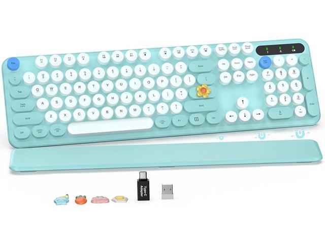 Click here for Wireless Keyboard  Round Keycaps  Retro Typewriter... prices