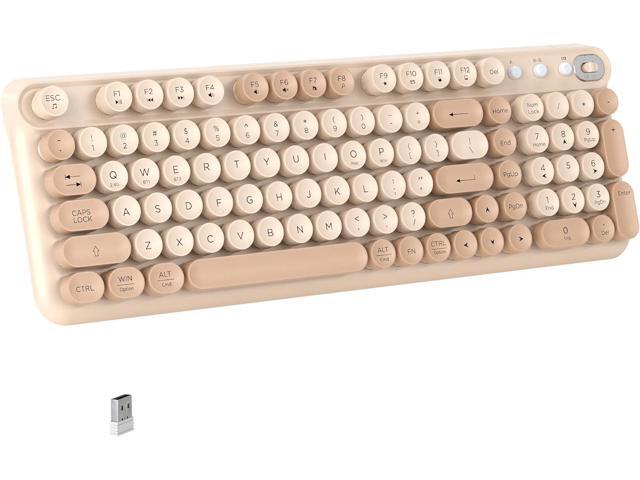 Click here for Wireless Bluetooth Keyboard  Retro Round Typewrite... prices