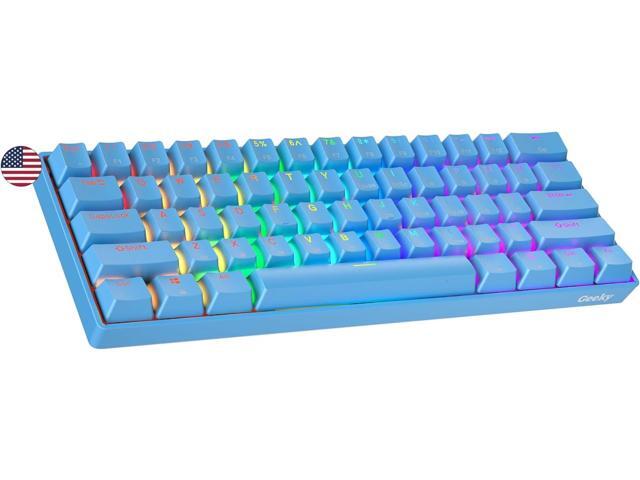 Click here for Geeky GK61 60 Hot Swappable Mechanical Gaming Keyb... prices