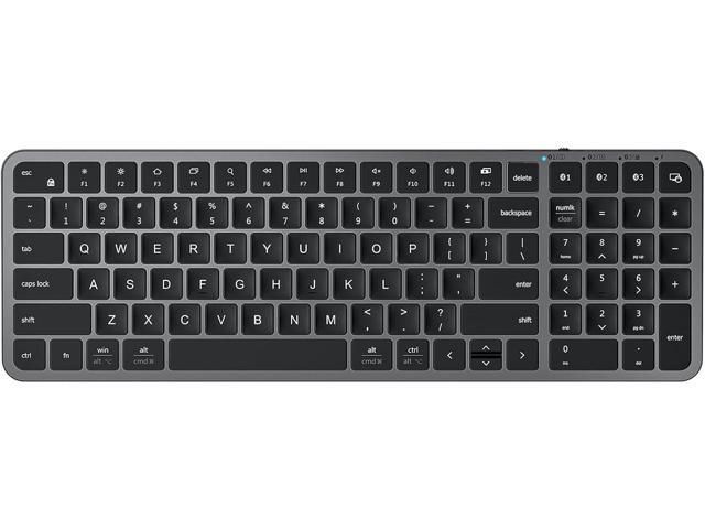 Click here for iClever Bluetooth Keyboard with Numeric Keypad - M... prices