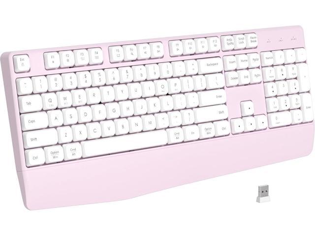 Click here for Wireless Bluetooth Keyboard with Wrist Rest  2.4GH... prices