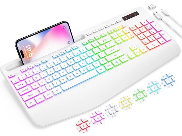 Click here for Wireless Keyboard with 9 Effects Backlits  Wrist R... prices