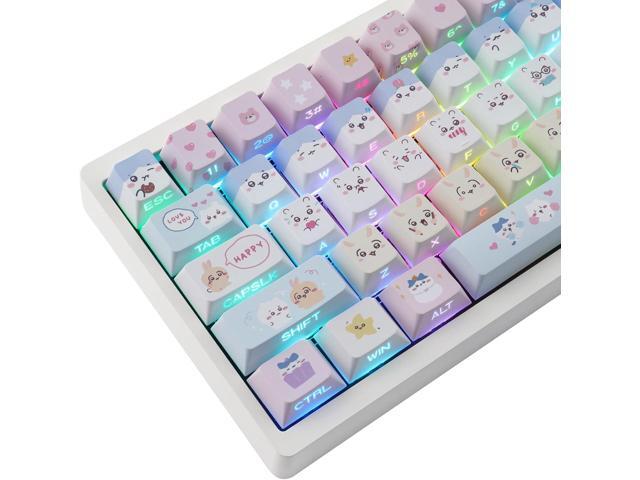 Click here for PBT Keycaps - Side Printed Keycap Set 136 Keys Shi... prices