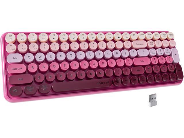 Click here for UBOTIE Colorful Bluetooth 100Keys Keyboards  Wirel... prices