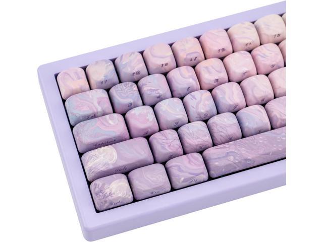 Click here for 136 Keys Purple MOA Profile Keycap Set  Dye Sub Th... prices
