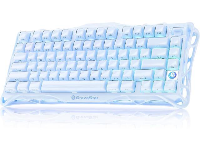 Click here for GravaStar Mercury K1 75 Blue Gaming Keyboard  Alum... prices