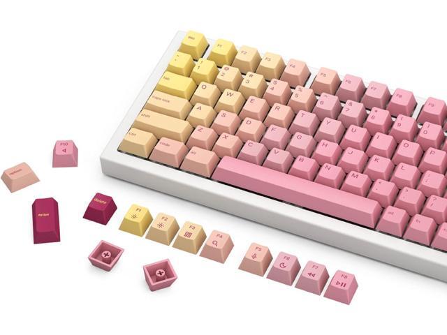 Click here for Glorious Grapefruit PBT Keycaps Set (Pink & Yellow... prices