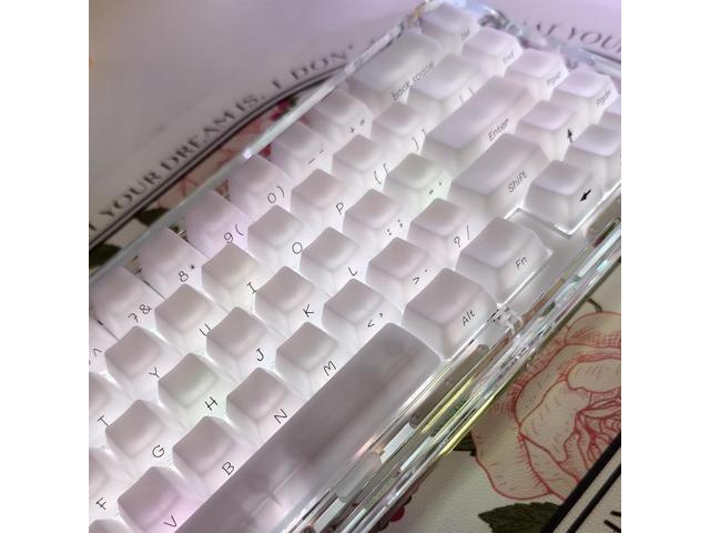 Click here for Sumgsn 130 Keys OEM Profile Shine Through White Ke... prices